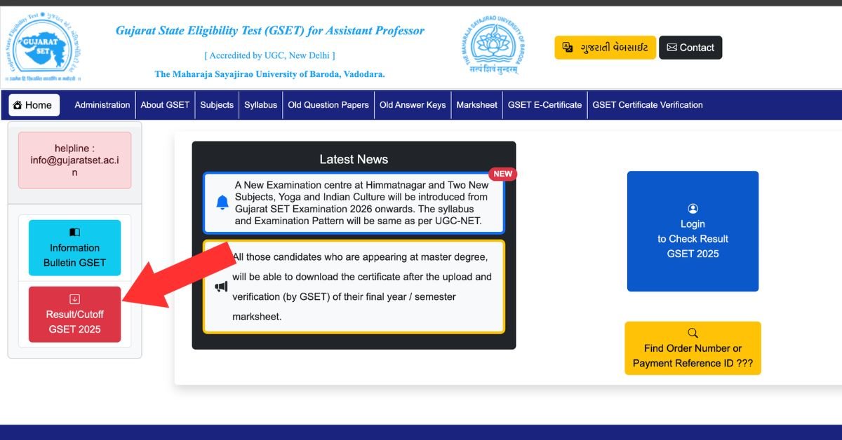 GSET: Result, Exam, Answer Key, Syllabus & Hall Ticket – GSET